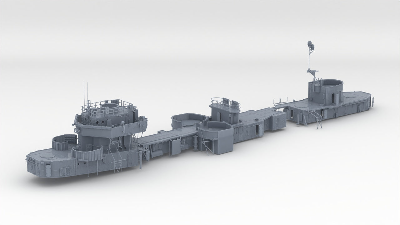 USS Kidd (DD-661) Fletcher-class destroyer - distefan 3d print