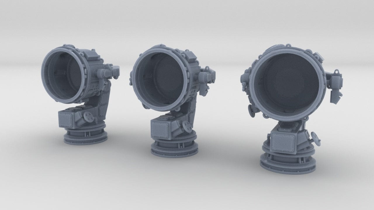 1/100 DKM 160cm Searchlight Set (3pcs) - distefan 3d print