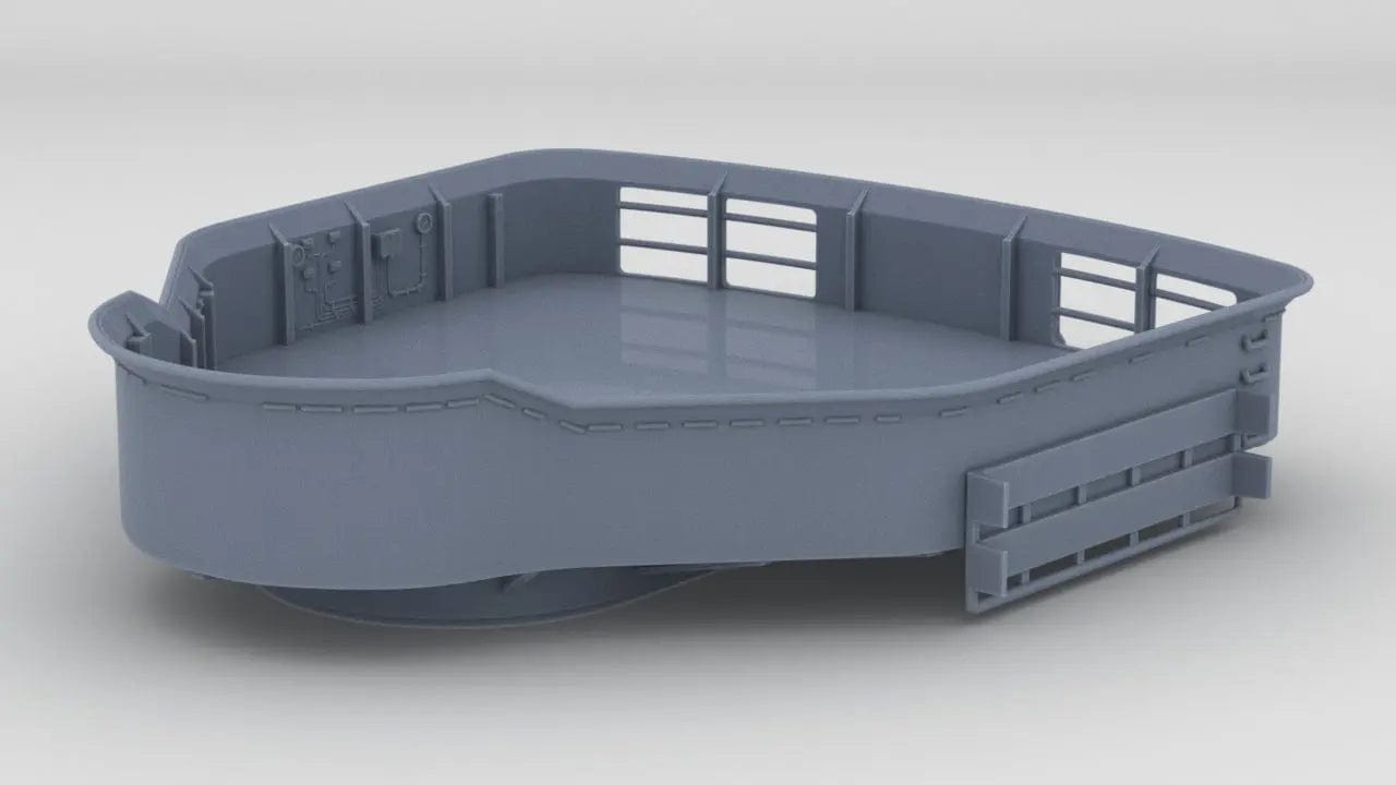 1/100 DKM Bismarck Bridge Foretop- distefan 3d print