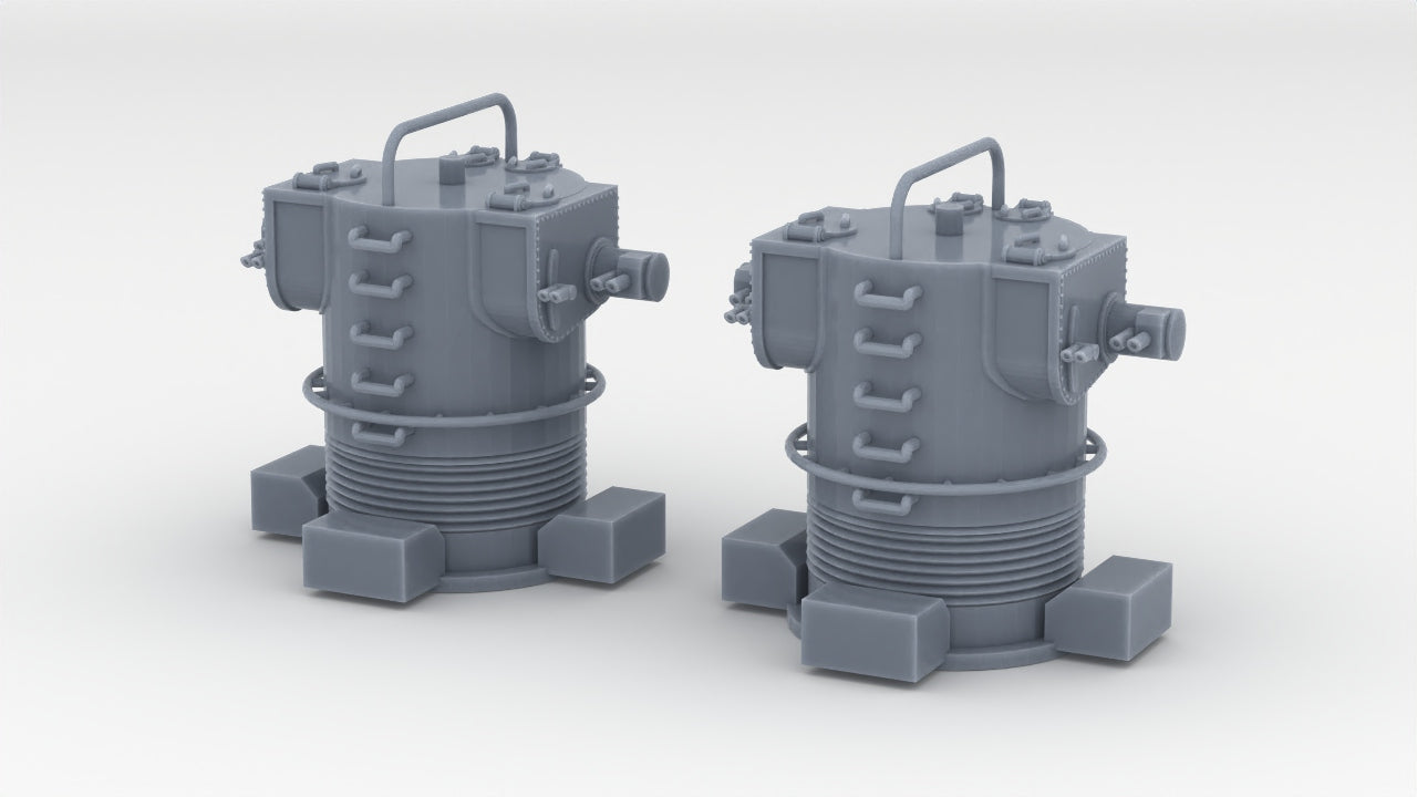 1/100 DKM Graf Spee Lower Rangefinder Set (2pcs) - distefan 3d print