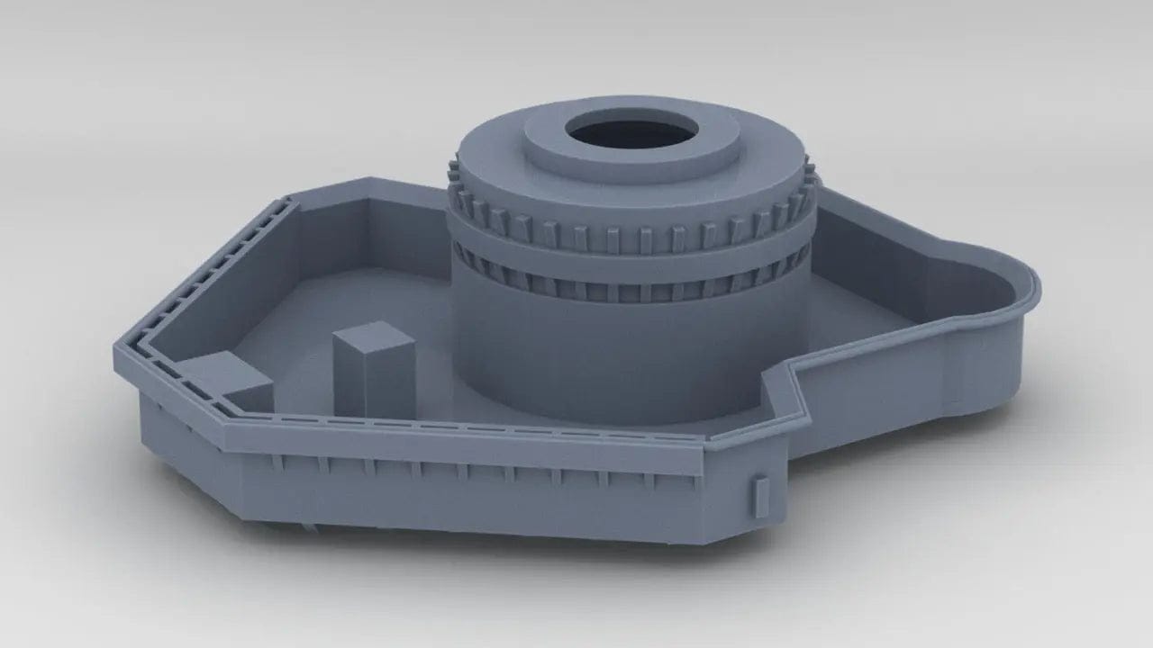 1/100 Richelieu Forward Deck 5 Bridge - distefan 3d print