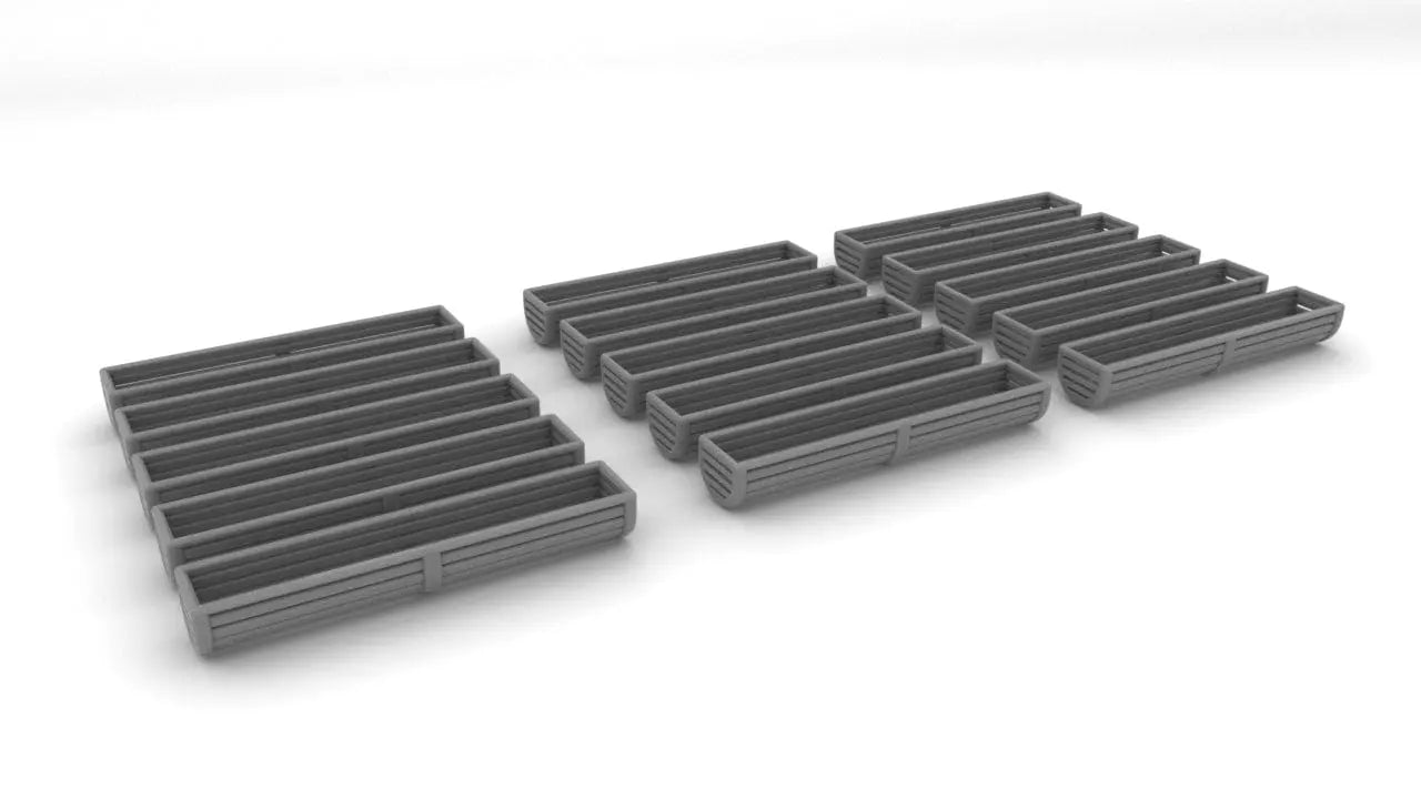 1/125 USN Floater Net Basket Set (15pcs) - distefan 3d print