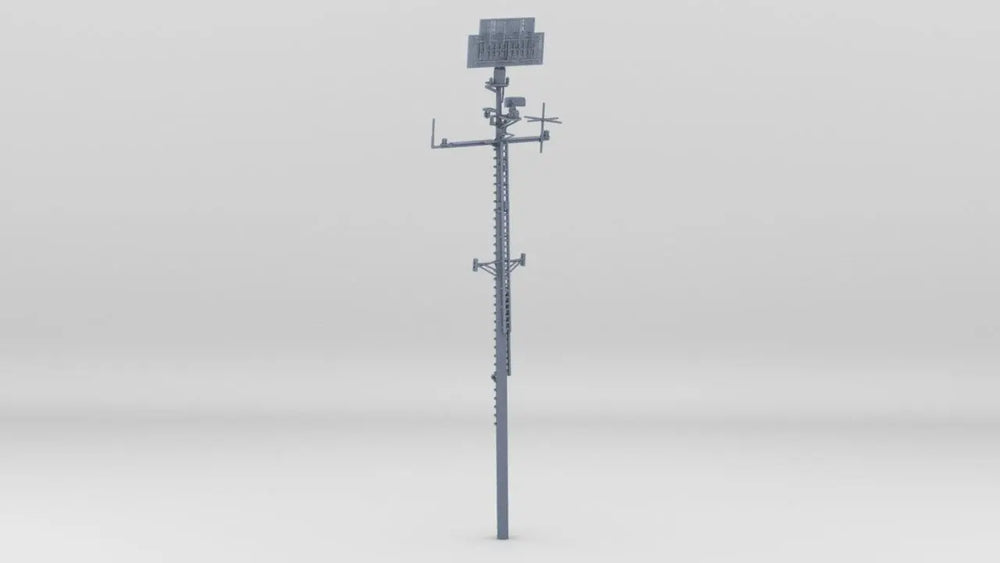 1/125 USS Fletcher Main Mast Kit - distefan 3d print