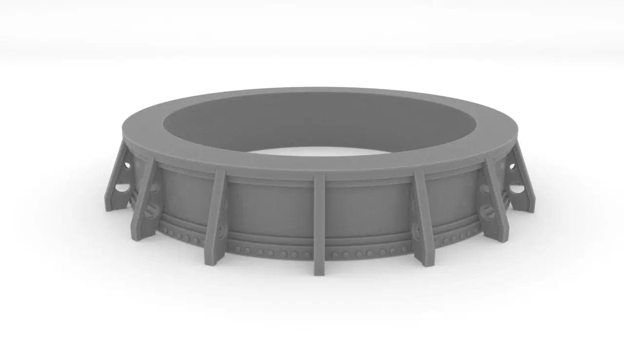 1/128 IJN Takao Barbette for Turret 1 - distefan 3d print