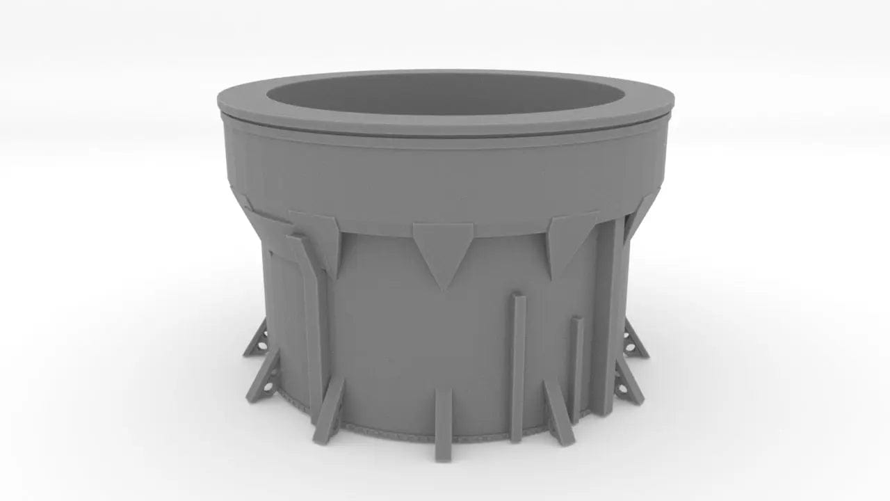 1/128 IJN Takao Barbette for Turret 2 - distefan 3d print