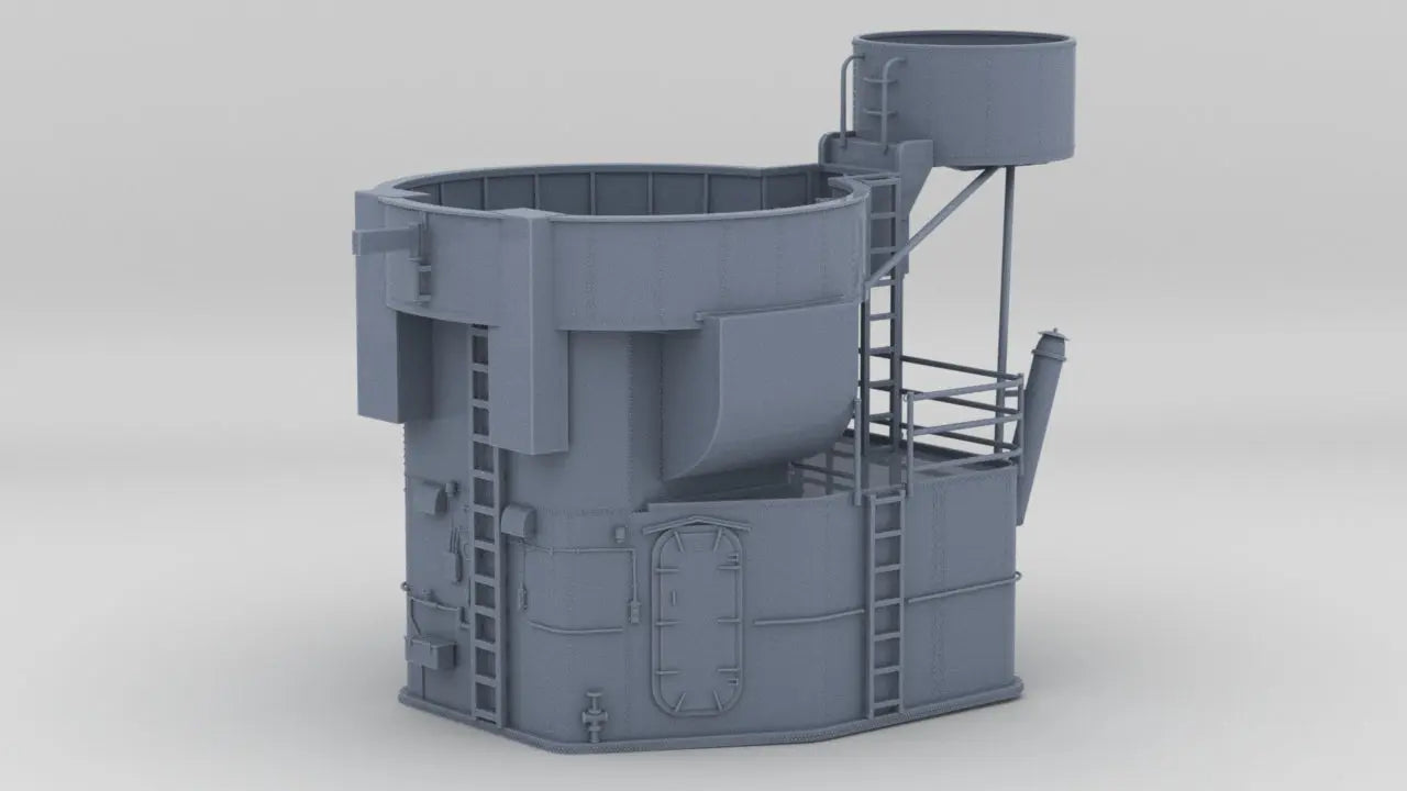 1/144 USS Fletcher Stern Bridge - distefan 3d print