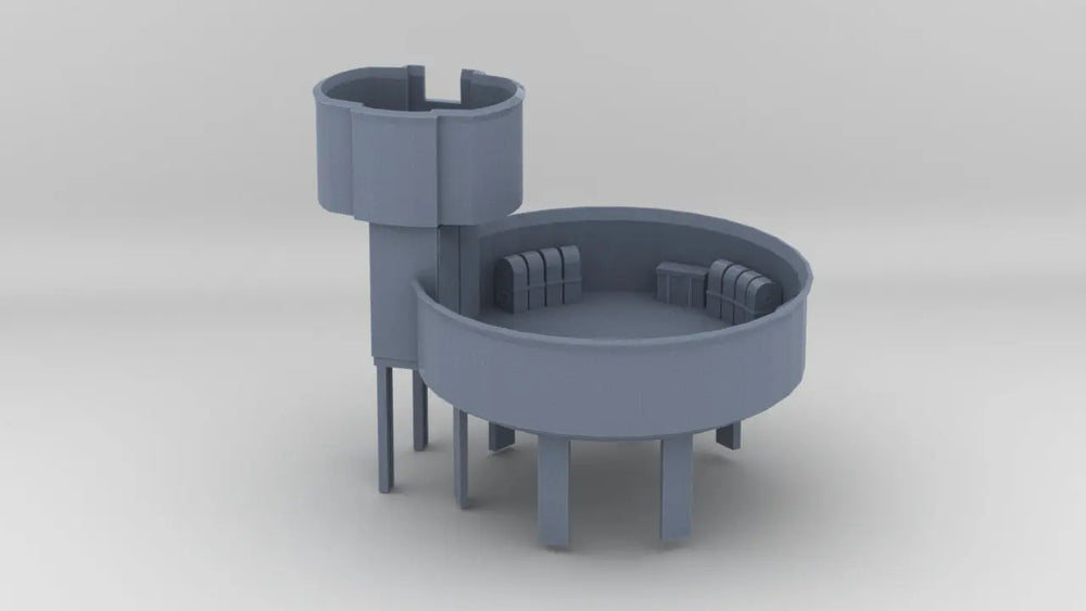 1/144 USS Saucy PG-65 Aft M45 Quad Gun Platform - distefan 3d print