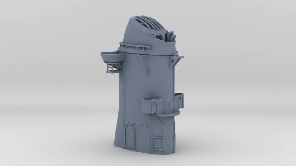 1/144 USS Iowa BB-61 Aft Structure Funnel - distefan 3d print