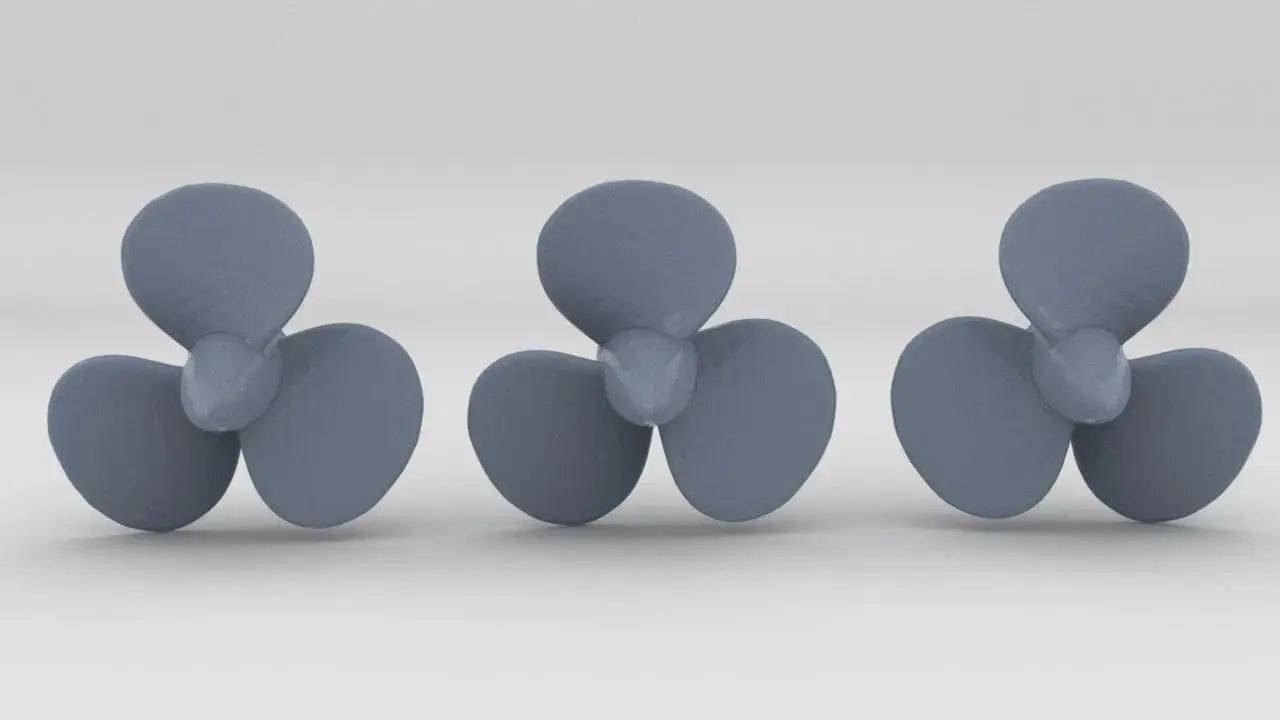1/150 DKM Bismarck Propellers w/ Hole Set (3pcs) - distefan 3d print