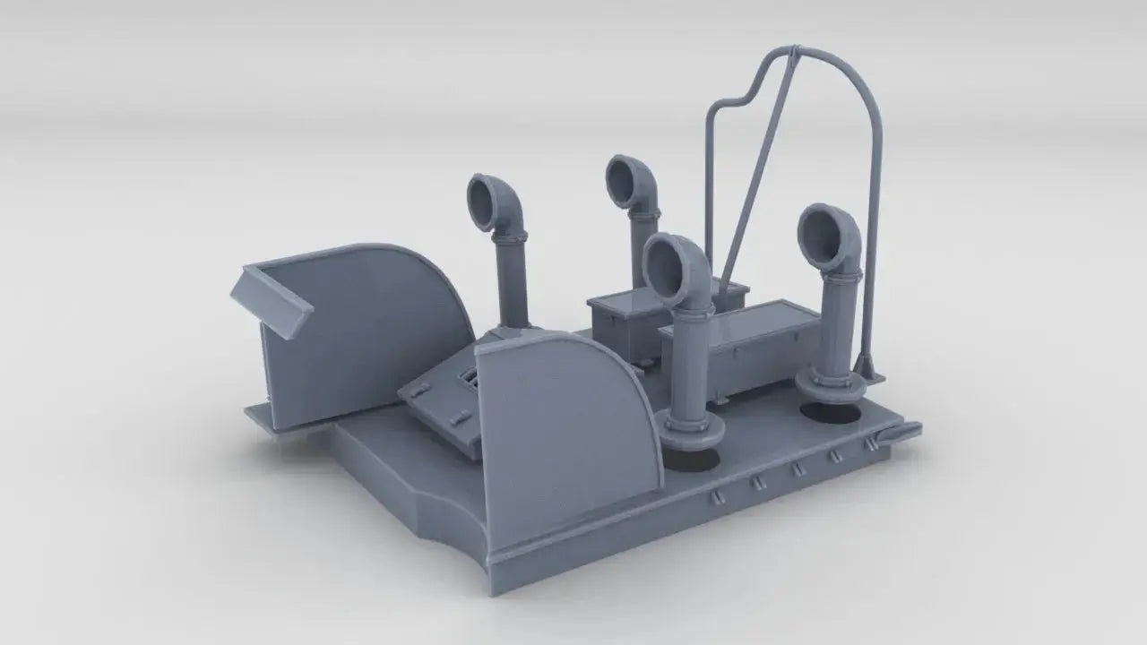 1/16 USN PT Boat 109 Engine Room Hatch Kit - distefan 3d print