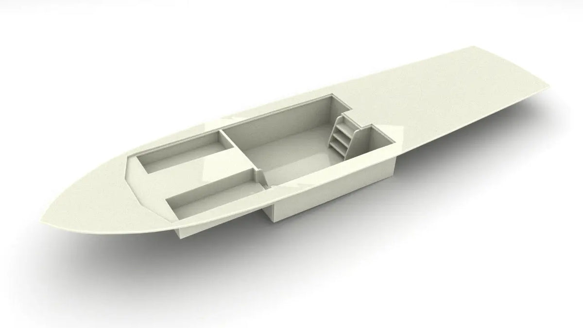 1/16 USS PCF Hull Deck - distefan 3d print