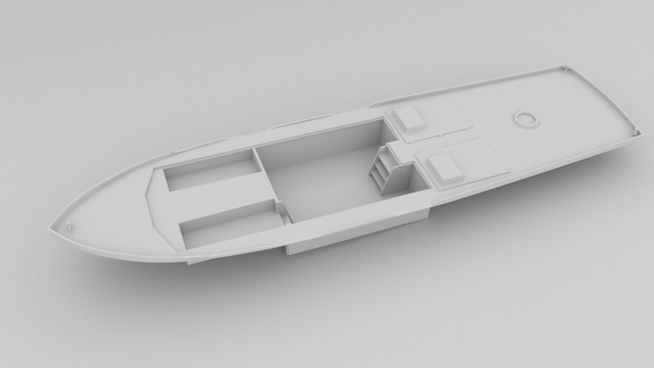 1/16 USS PCF Hull Deck - distefan 3d print