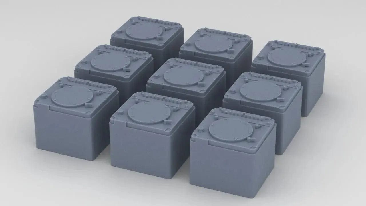 1/18 USN Intercom Station Type LS-519AISIC Set (9pcs) - distefan 3d print