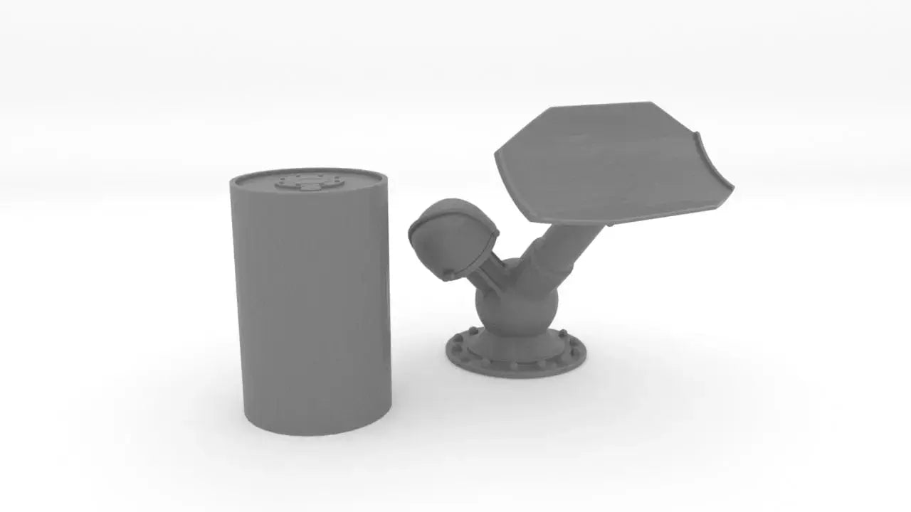 1/192 USN K-Gun 300lb Depth Charge Mk9 Set - distefan 3d print