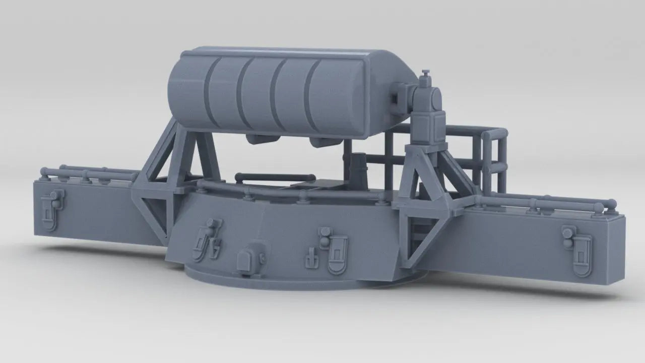 1/192 USN Mk38 Gun Director w/ Mk13 Radar - distefan 3d print