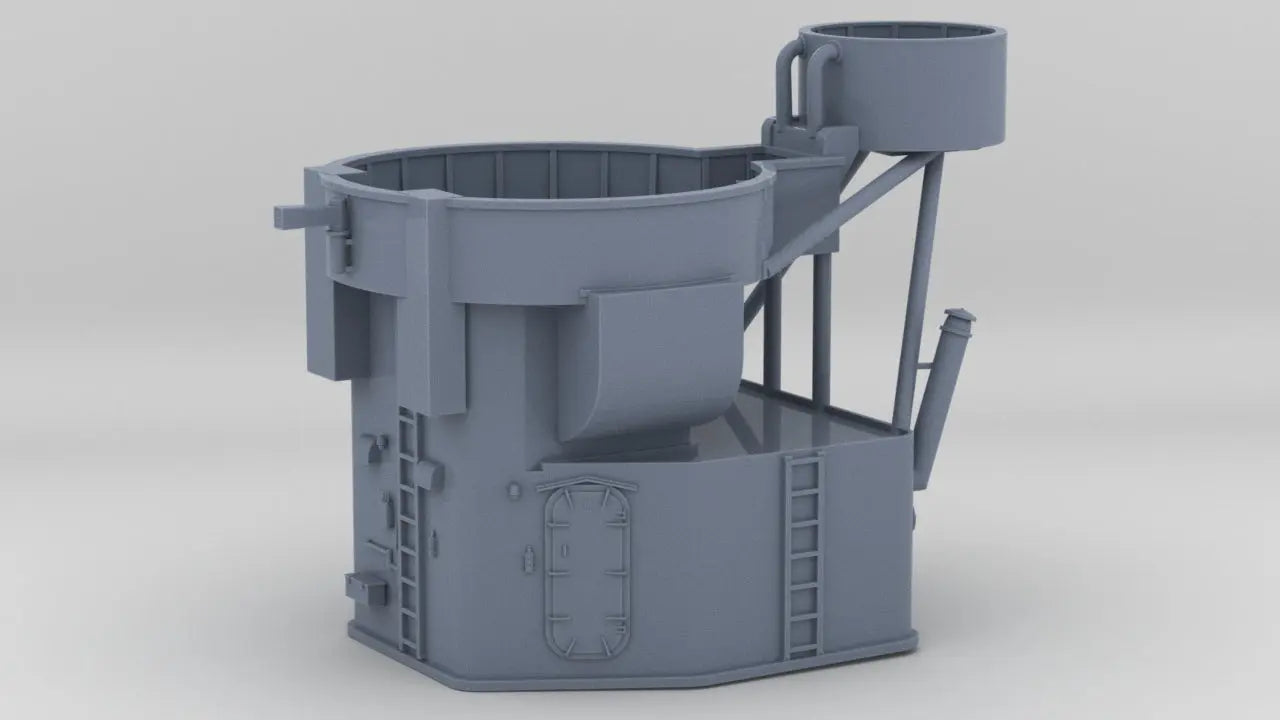 1/192 USS Fletcher Stern Bridge - distefan 3d print