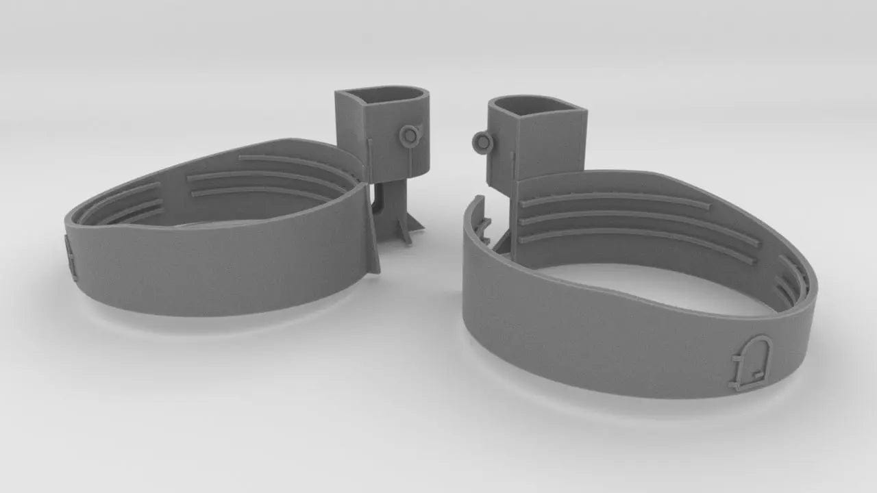 1/192 USS Iowa 40mm Quad Gun Tub Forecastle Set - distefan 3d print