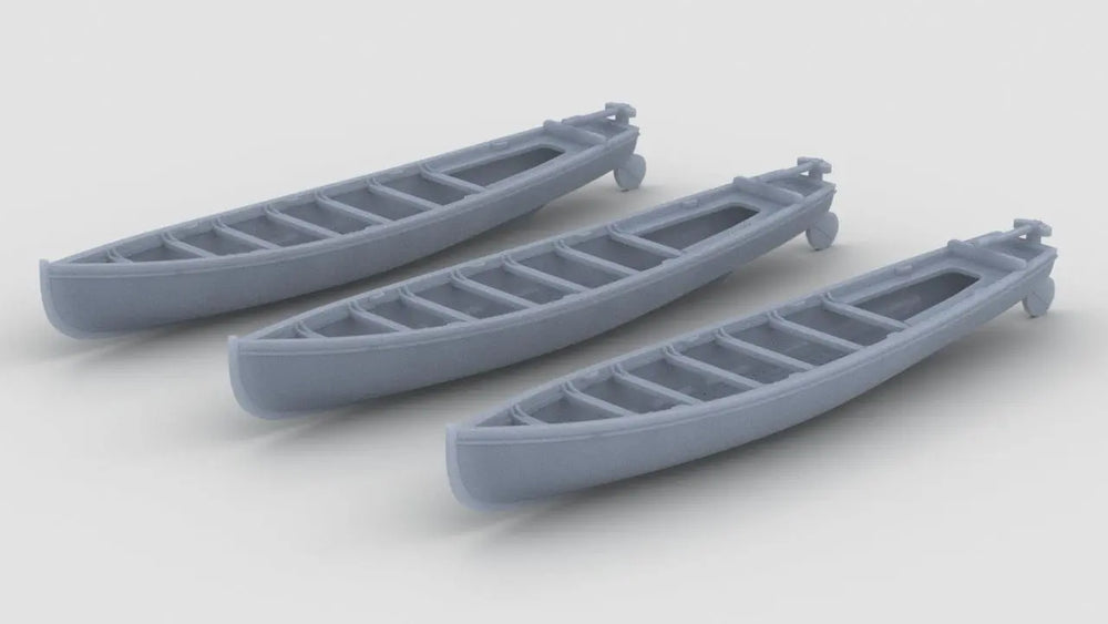 1/200 HMS Barham 30ft Gig Set (3pcs) - distefan 3d print