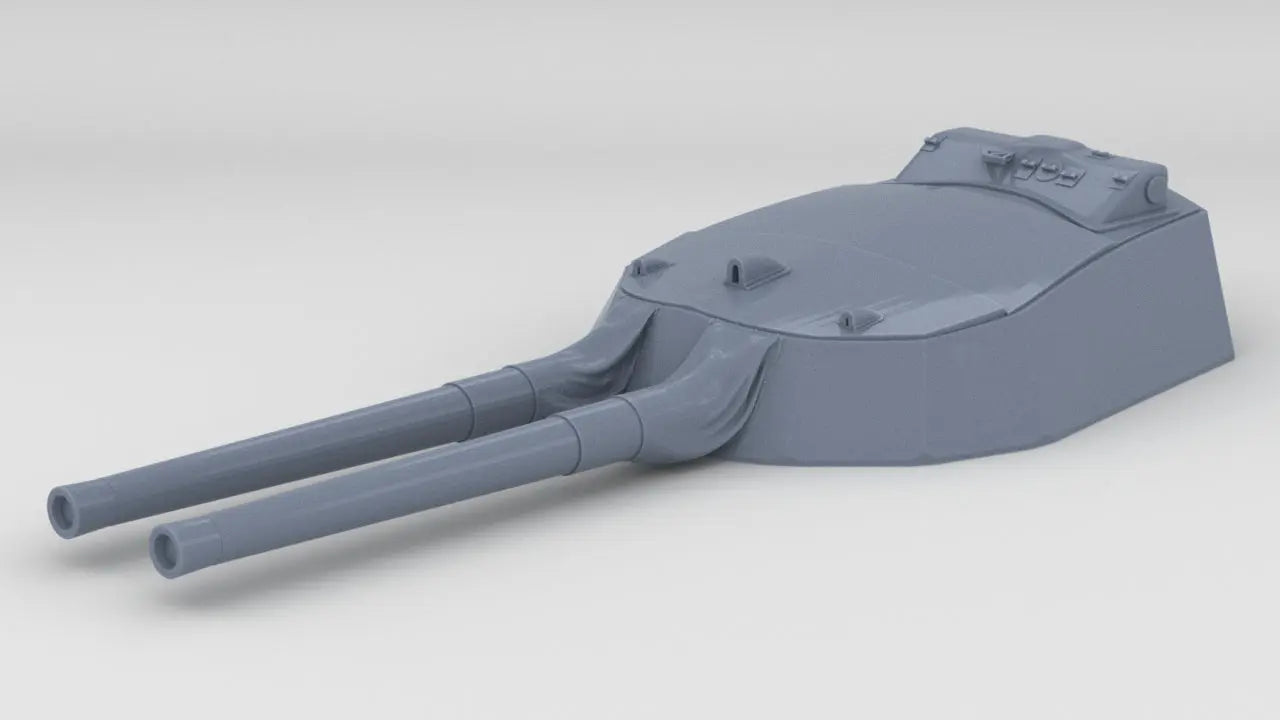 1/200 HMS Barham Twin 15-inch (381 mm) Turret A - distefan 3d print