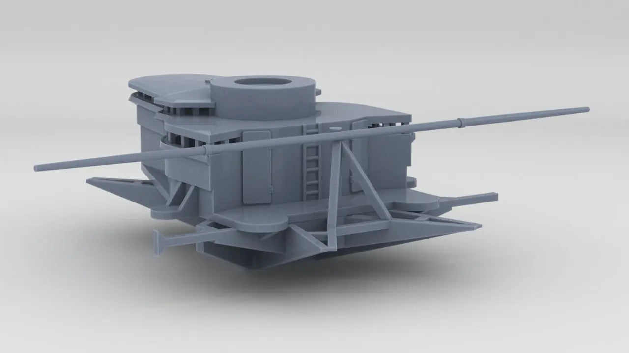 1/200 HMS Hood Foretop Kit (Top Part) - distefan 3d print