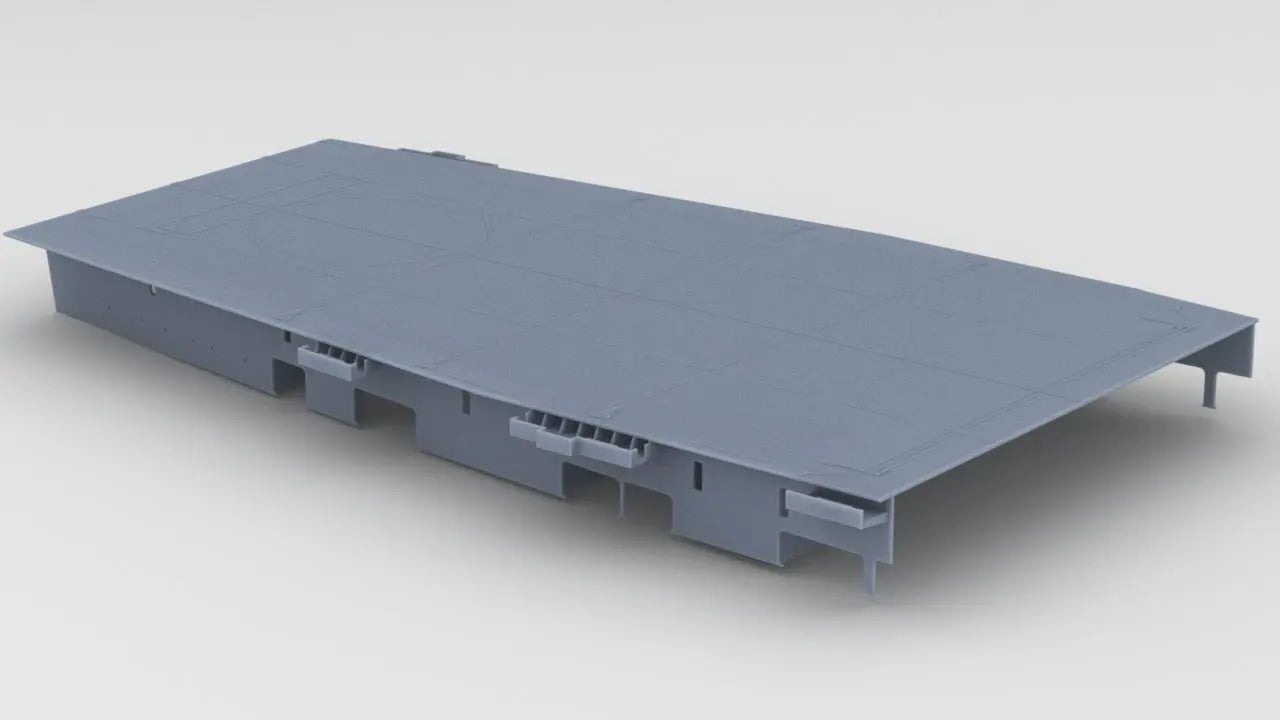 1/200 IJN Shinano Amidships Flight Deck Part 1 - distefan 3d print
