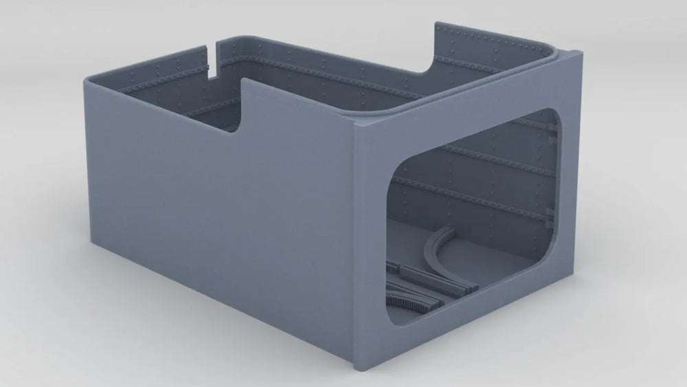 1/200 IJN Yamato Airplane Hangar Inside Plug In v2 - distefan 3d print