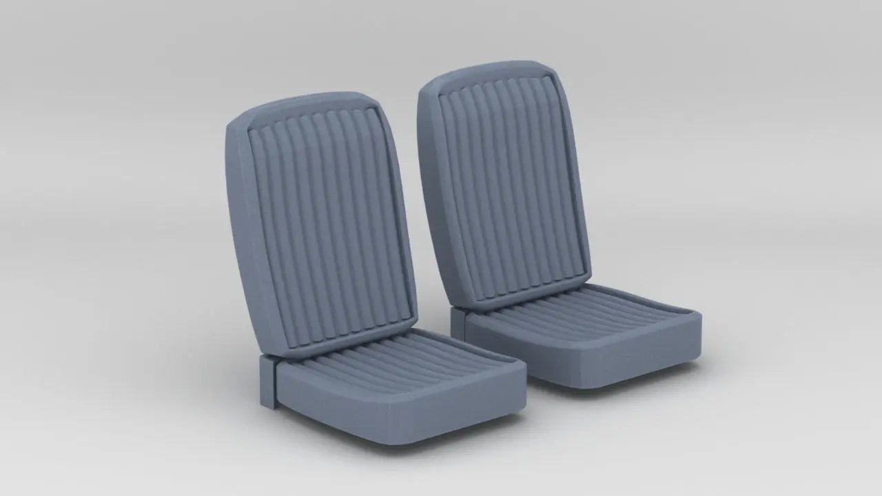 1/24 Hydra Schmidt Roadster Seat Set (2pcs) - distefan 3d print
