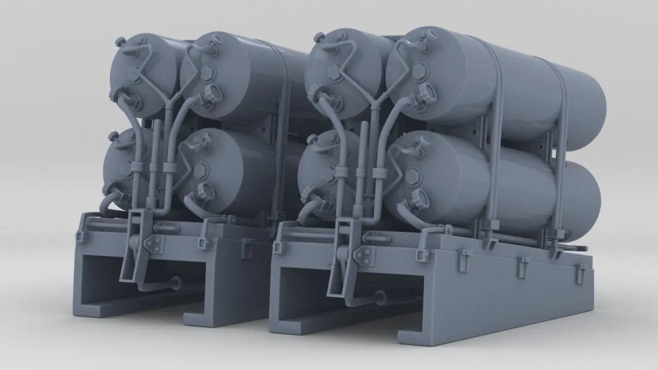 1/250 USN Smoke Screen Generator Set (2pcs) - distefan 3d print