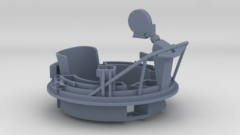 1/29 US PT Boat 109 Forward Turret Mount - distefan 3d print