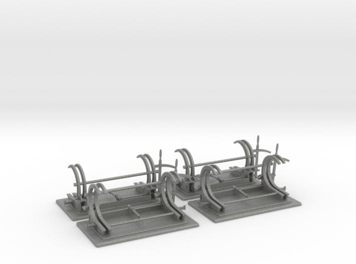 1/30 USN torpedo roll off racks set - distefan 3d print