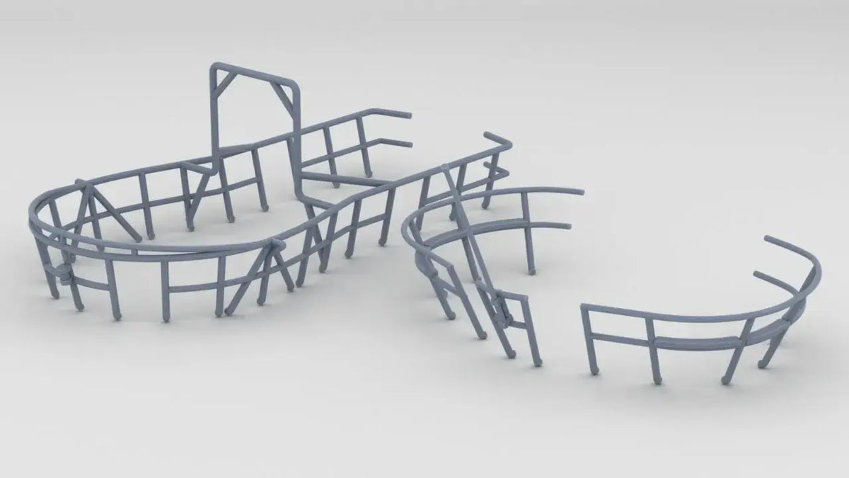 1/32 DKM U-Boot IXC U-505 Conning Tower Railing Set - distefan 3d print