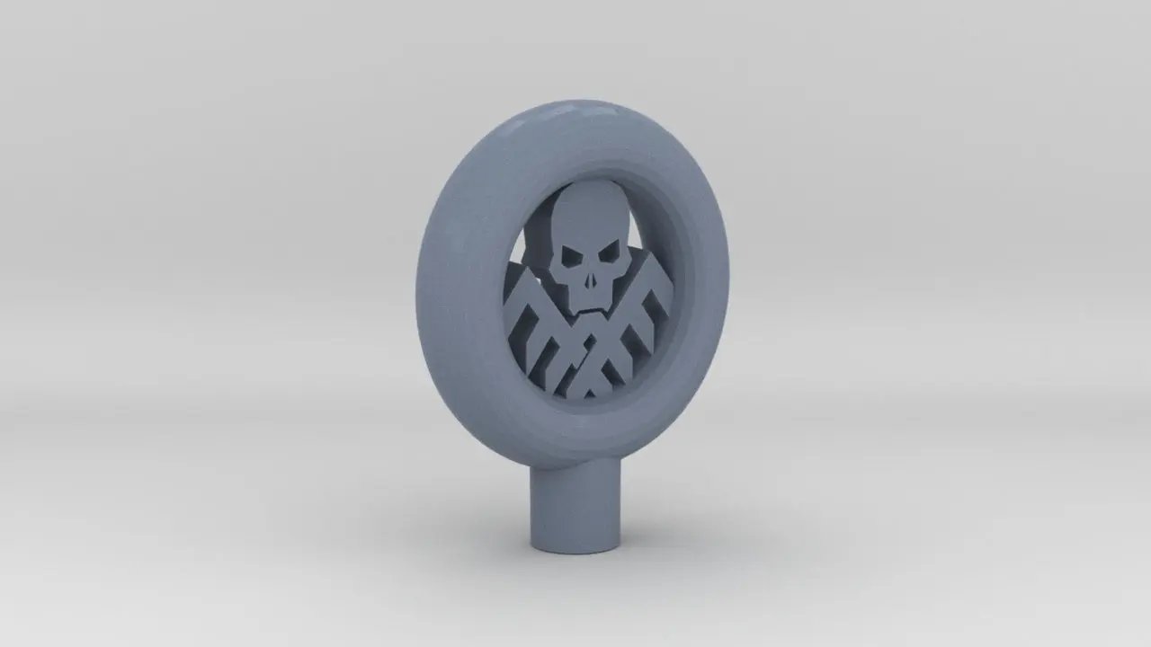1/32 Hydra Schmidt Roadster Front Sign - distefan 3d print