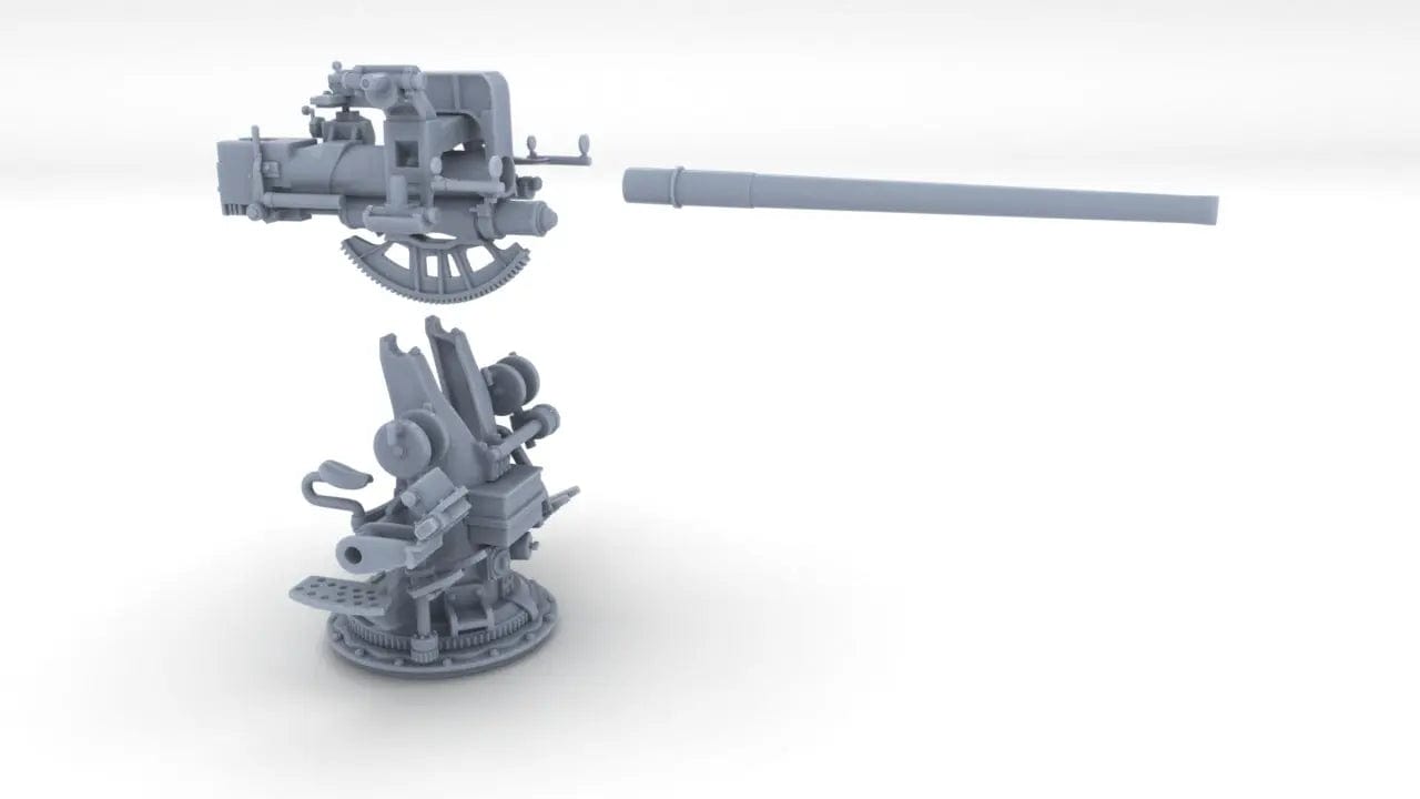 1/32 USN 3 inch 50 [7.62 Cm] Deck Gun Kit - distefan 3d print