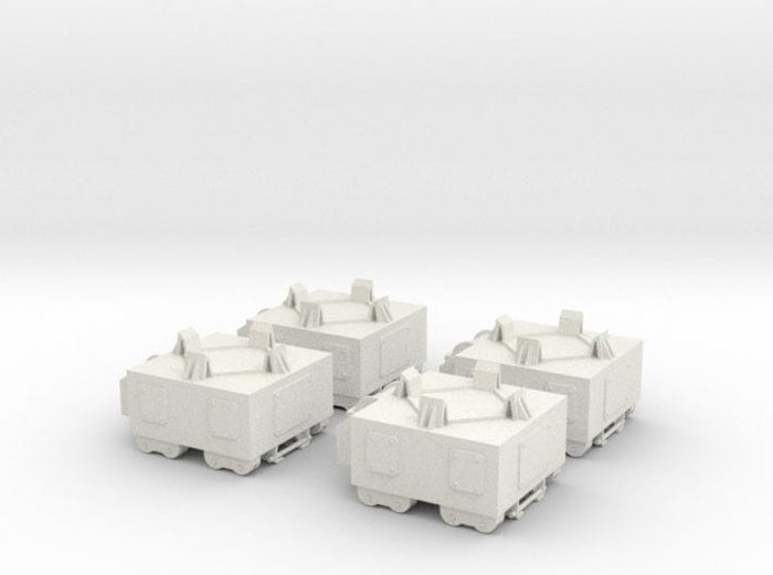 1/35 DKM Naval Mine Carts Set 4 pcs - distefan 3d print