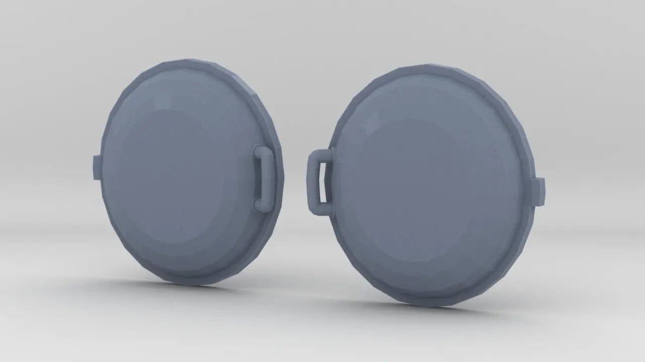 1/35 DKM Schnellboot Torpedo Door Locks Set (2pcs) - distefan 3d print