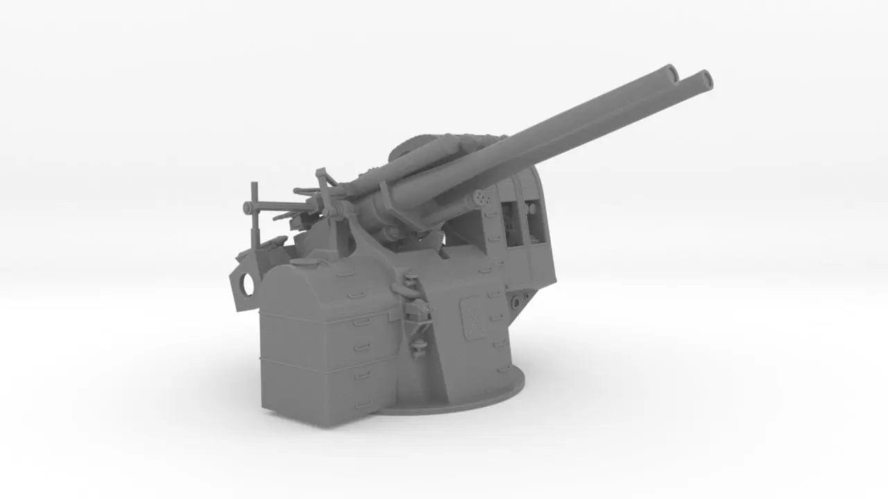 1/35 IJN 12.7cm/40 type 89 AA Gun Shield - distefan 3d print