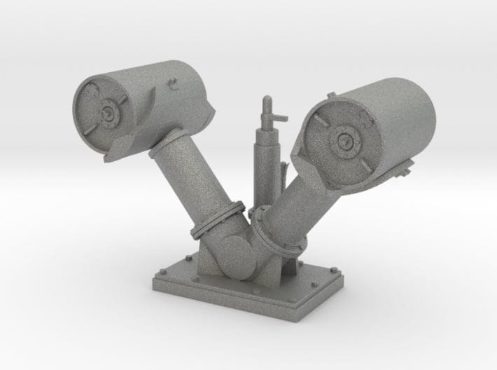 1/35 IJN Y depth charge launchers (loaded) - distefan 3d print