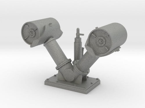 1/35 IJN Y depth charge launchers (loaded) - distefan 3d print