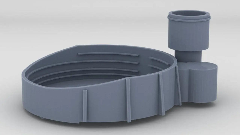 1/35 USS Iowa BB-61 40mm Quad Bofors AA Gun Mount Tub - distefan 3d print