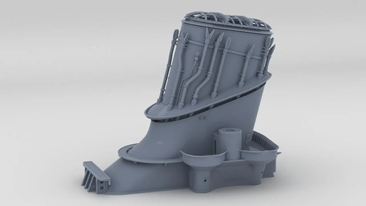 1/350 IJN Yamato Funnel - distefan 3d print