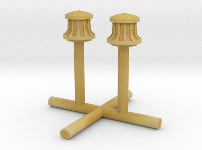 1/350 DKM Scharnhorst Aft Capstan Set x2 - distefan 3d print