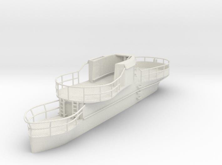 1/40 U-Boot VII/C U-441 Conning Tower - distefan 3d print
