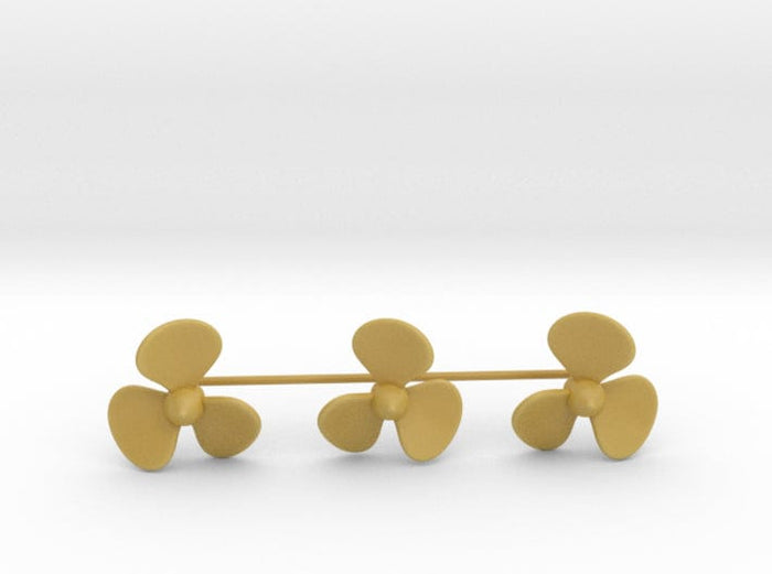 1/400 Titanic Propellers Set 3pcs - distefan 3d print