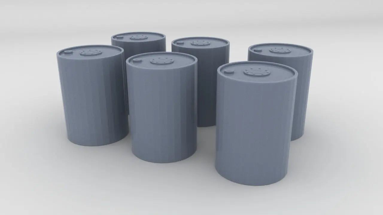 1/50 USN 300lb Depth Charges Mk6 Set (6pcs) - distefan 3d print