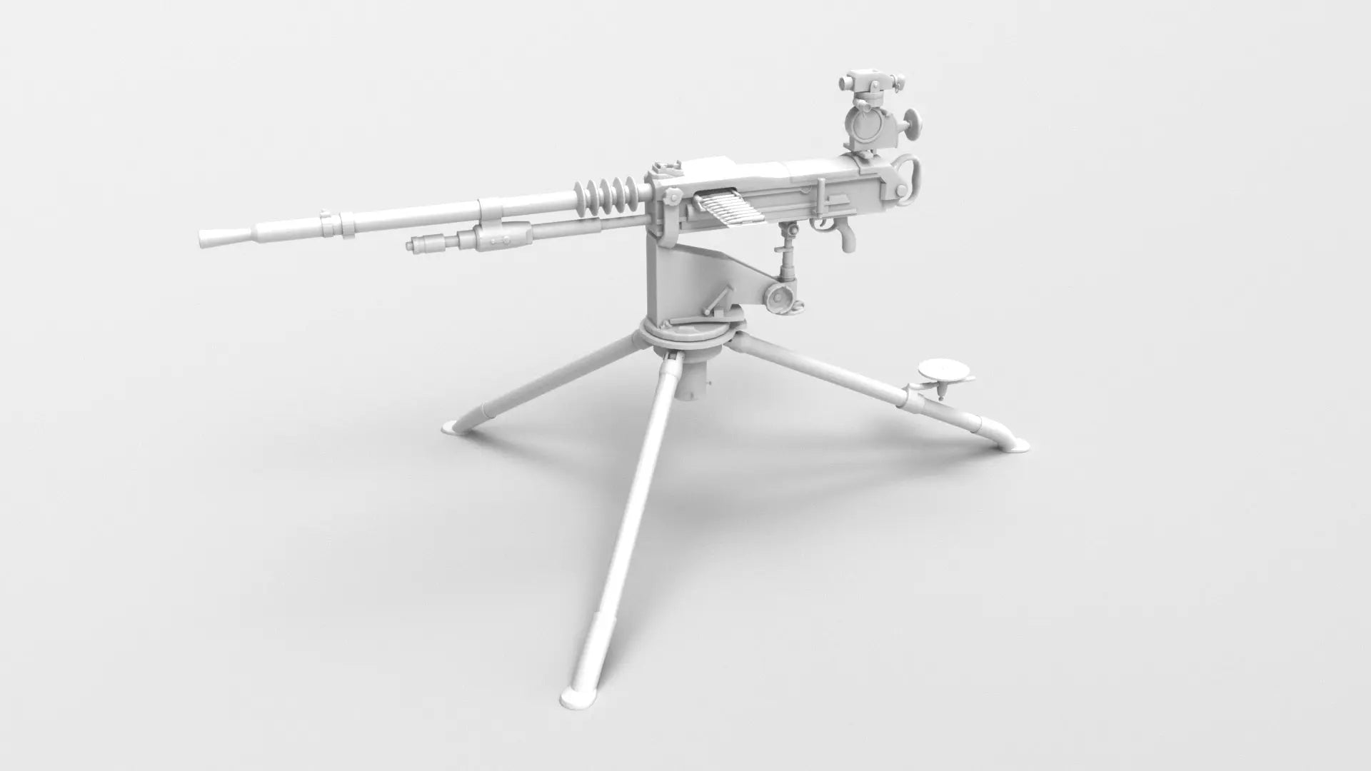 1/6 French Hotchkiss Mle 1914 MG - distefan 3d print