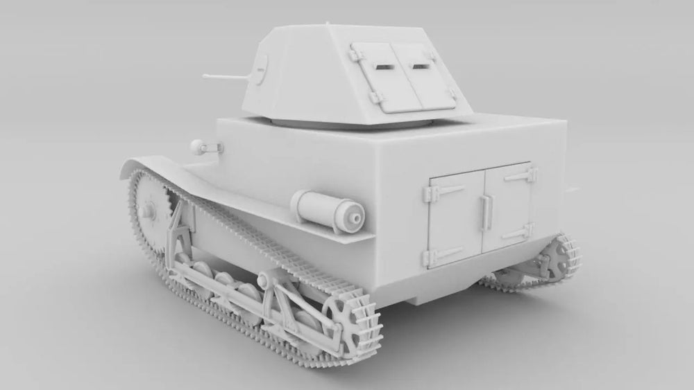 1/6 Hungarian Interwar Tankette Set - distefan 3d print