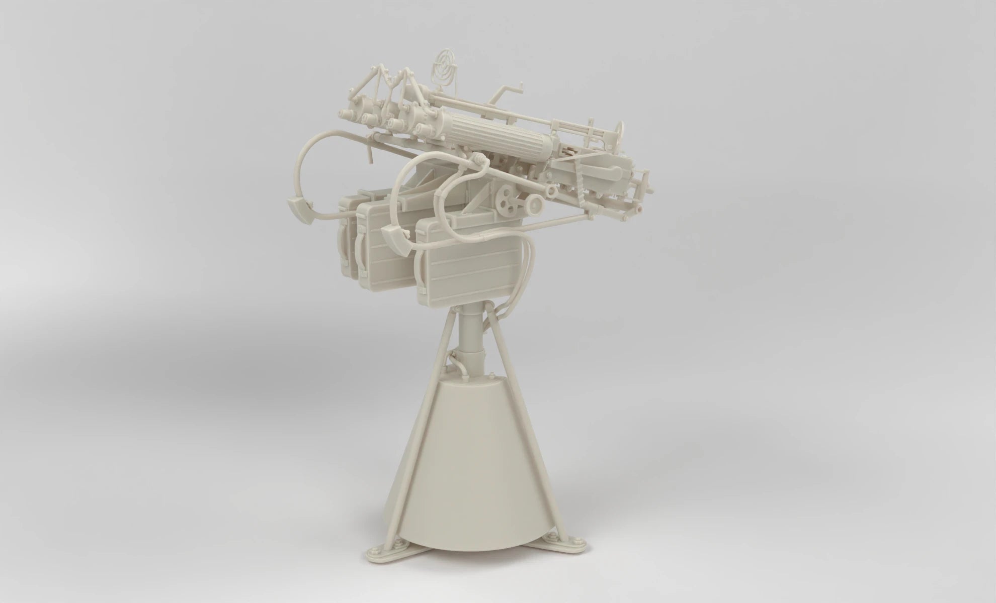 1/6 Russian ZPU M4 & Maxim Machine Gun Kit - distefan 3d print