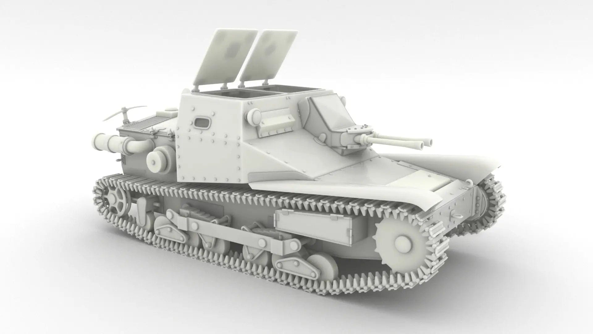 1/6 Italian Tankette Carro Veloce 33 Set - distefan 3d print