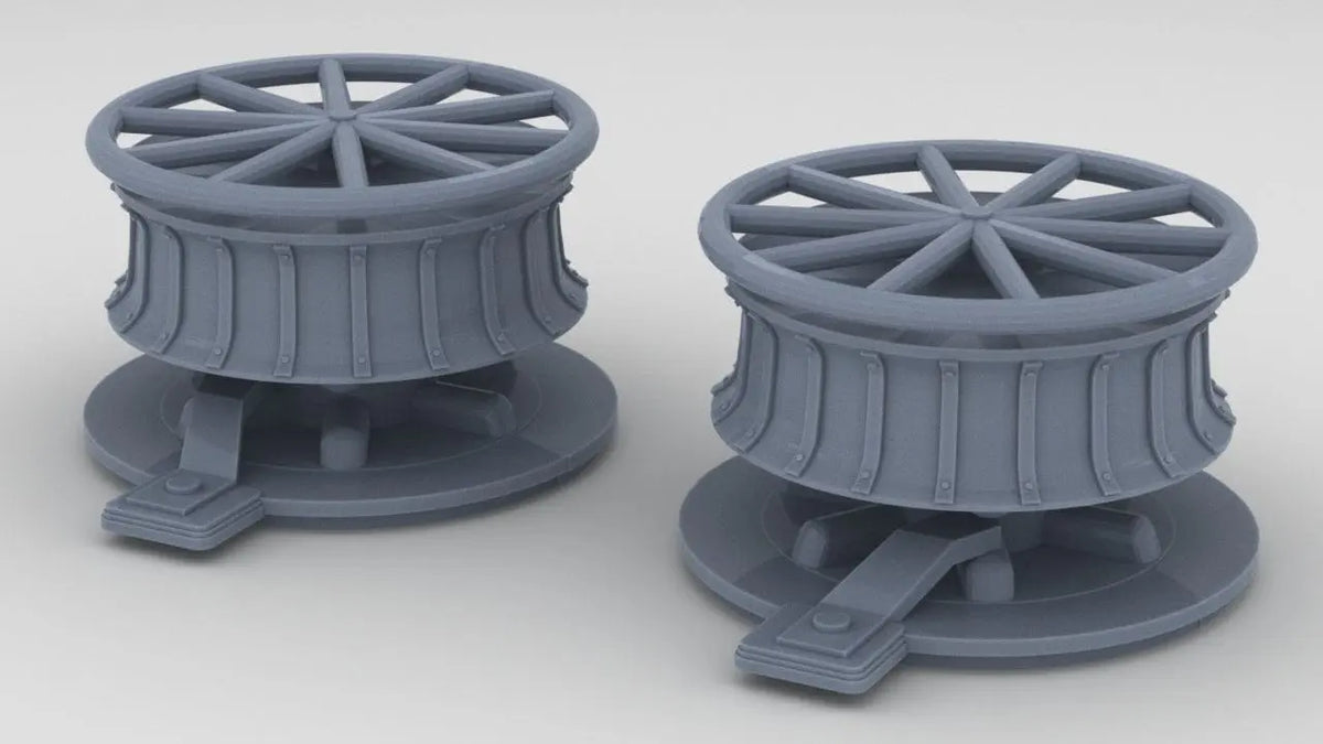1/72 DKM Scharnhorst Forward Deck Fantail Capstan Set (2pcs) - distefan ...