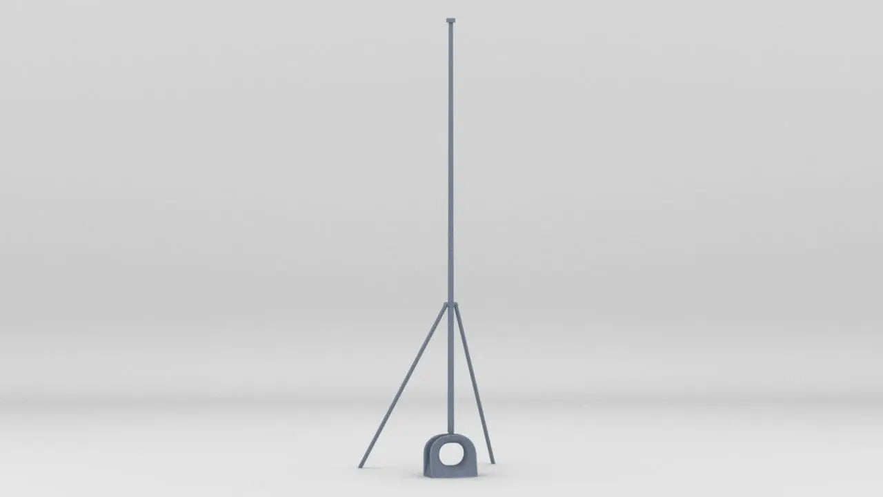 1/72 USS Fletcher Bow Jack Staff - distefan 3d print